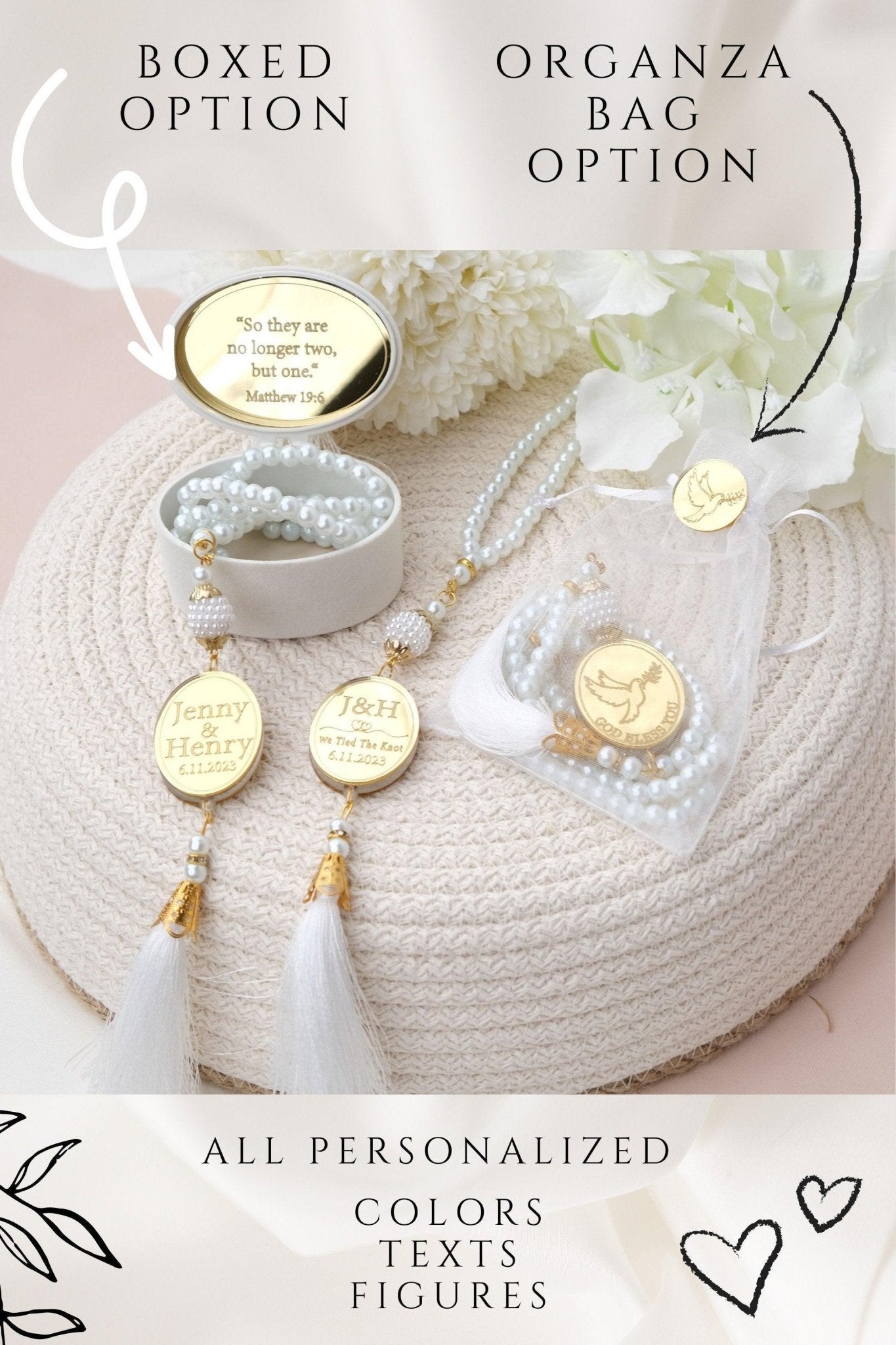 Custom Rosary Favors for Church Weddings – Craft Rosaries