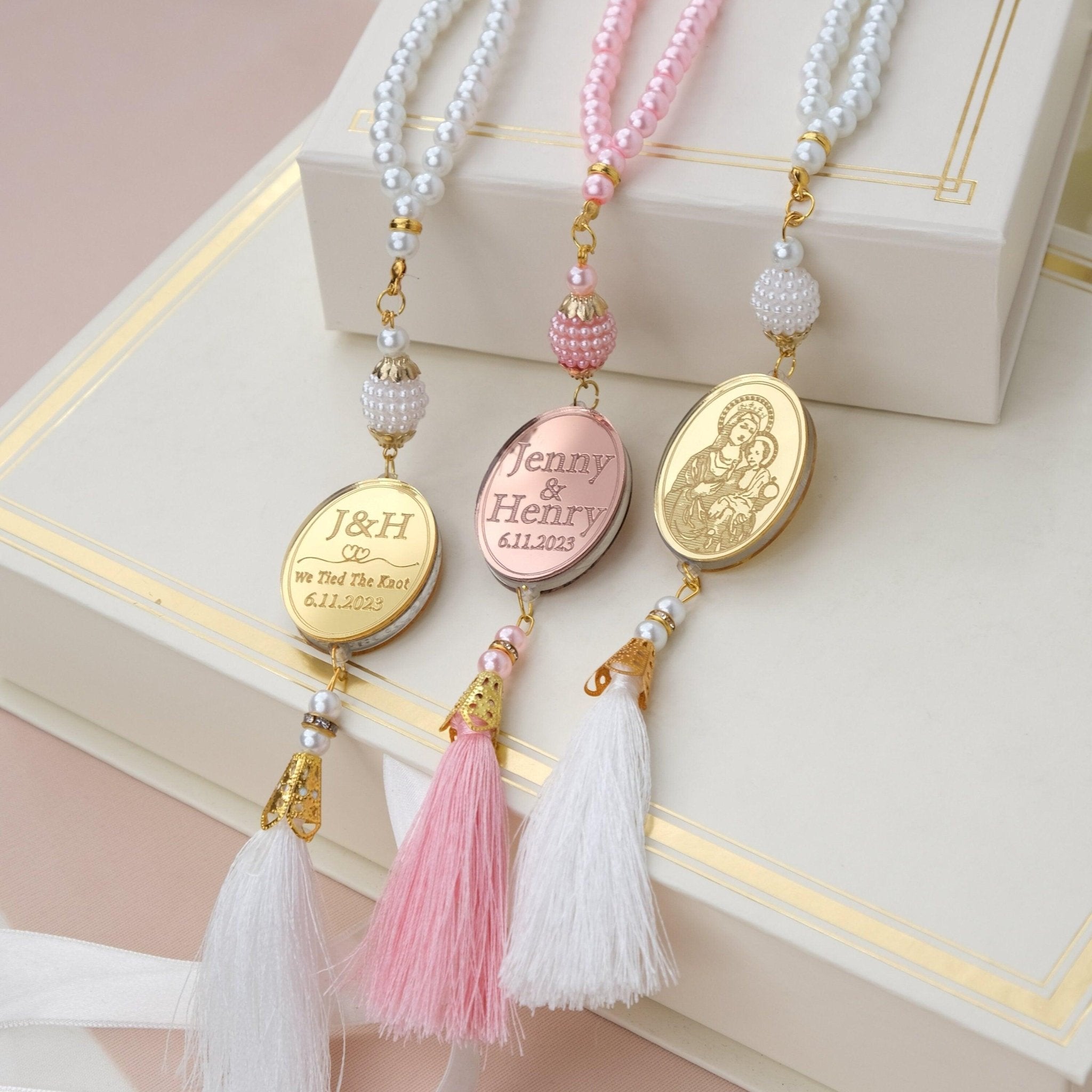 Custom Rosary Favors for Church Weddings – Craft Rosaries